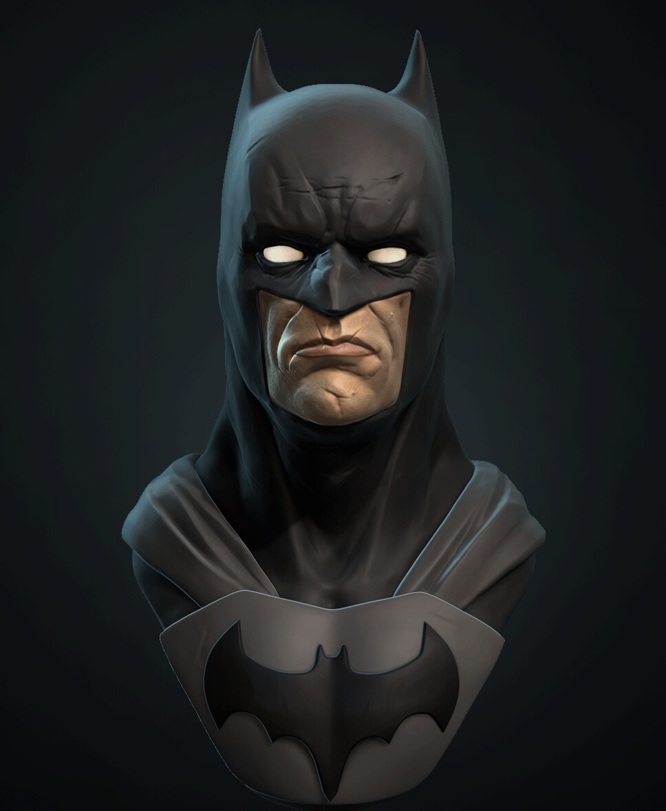 ArtStation - Batman head