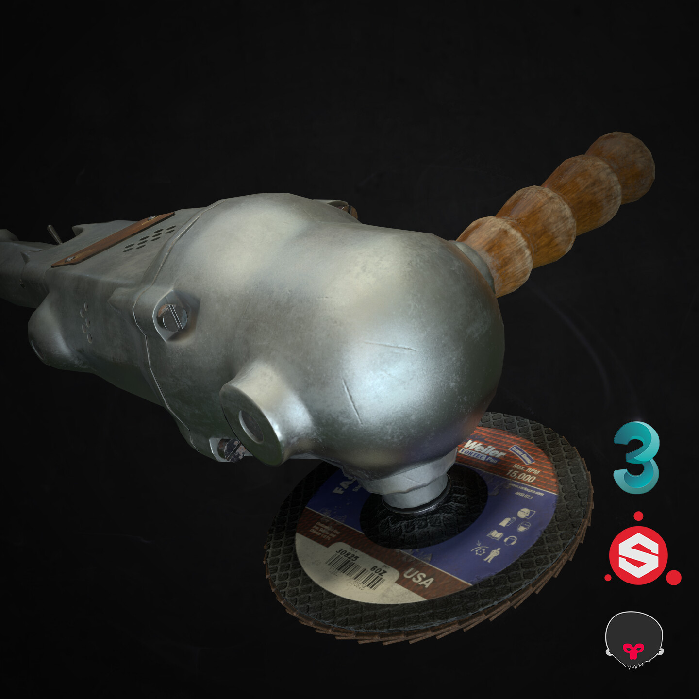 ArtStation - 60's Angle Grinder