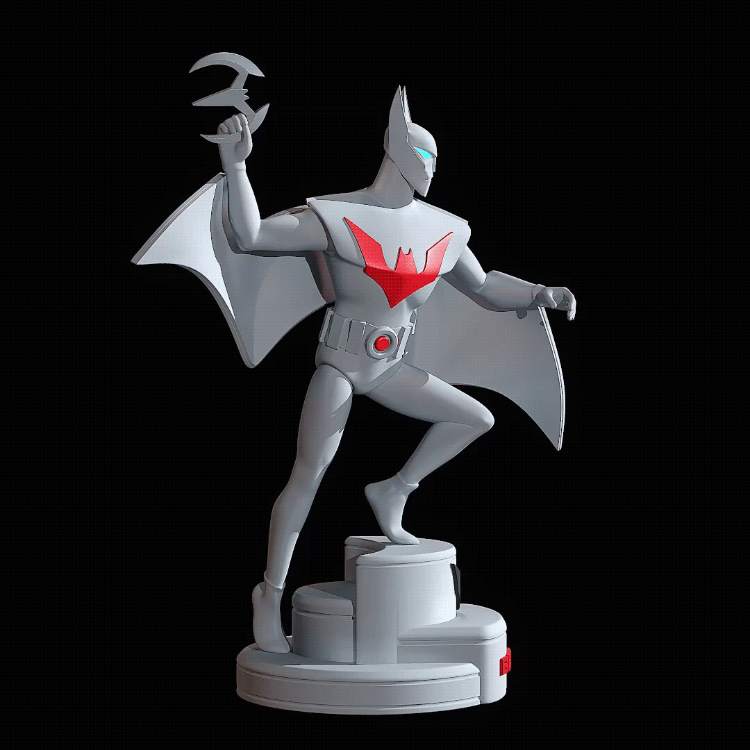 ArtStation - Batman Beyond Statue Version 2