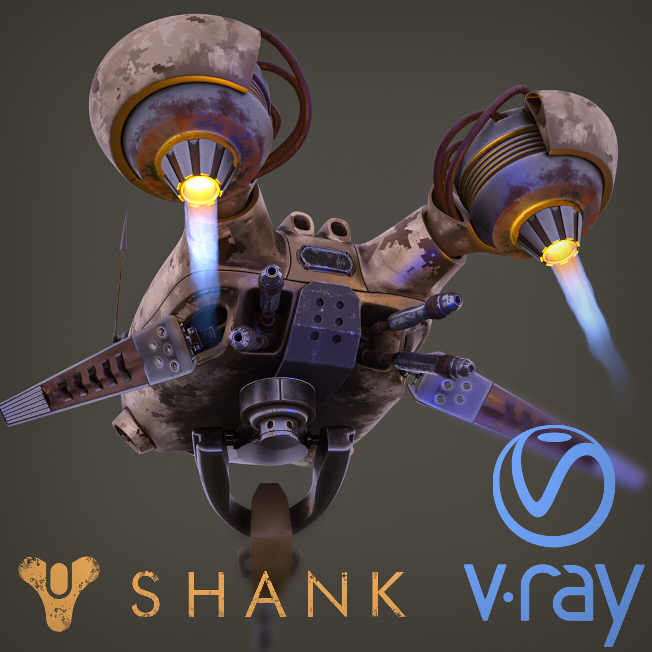 ArtStation - Shank from Destiny operates