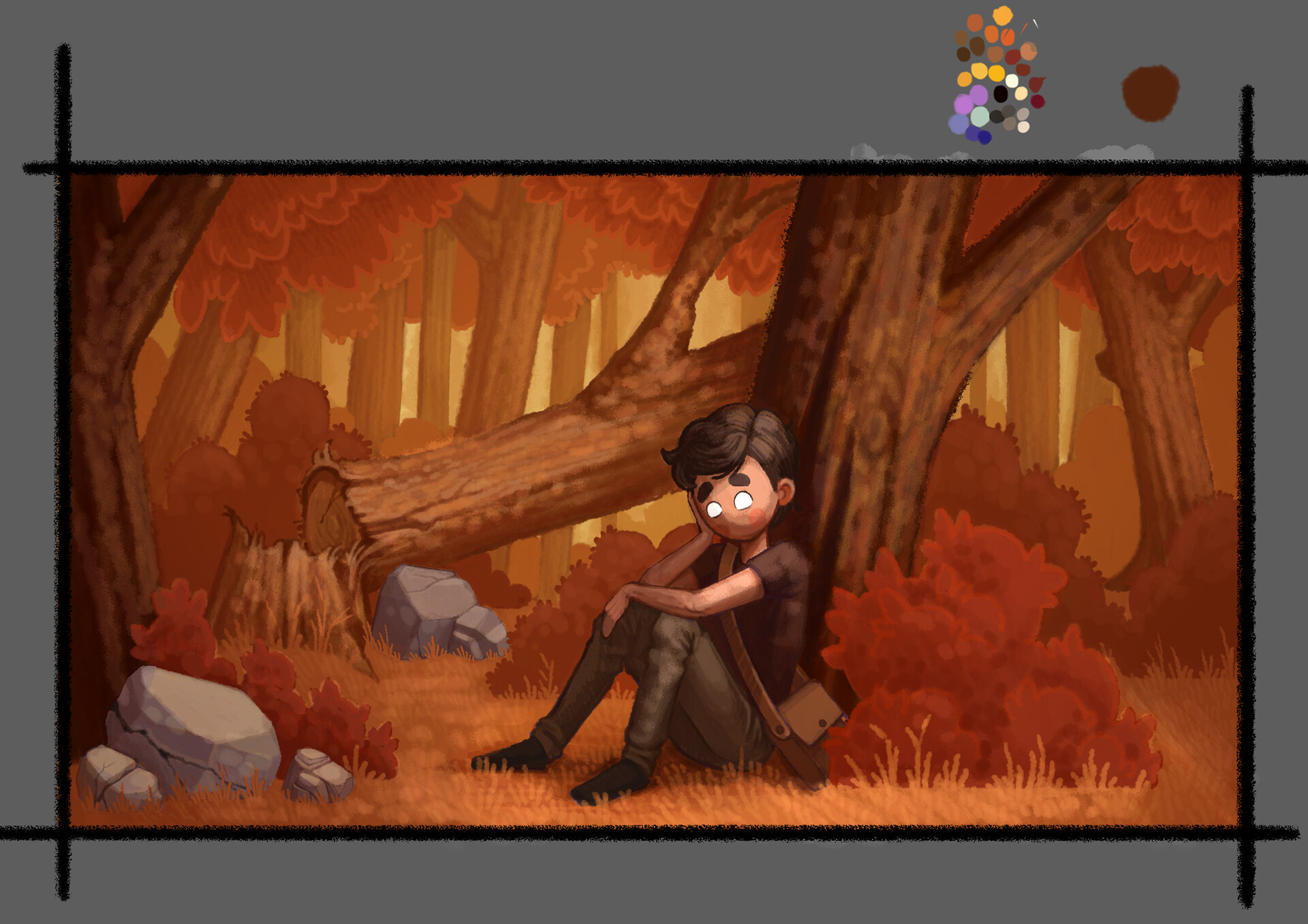 ArtStation - Color keys- Le rendez-vous des arts- WIP