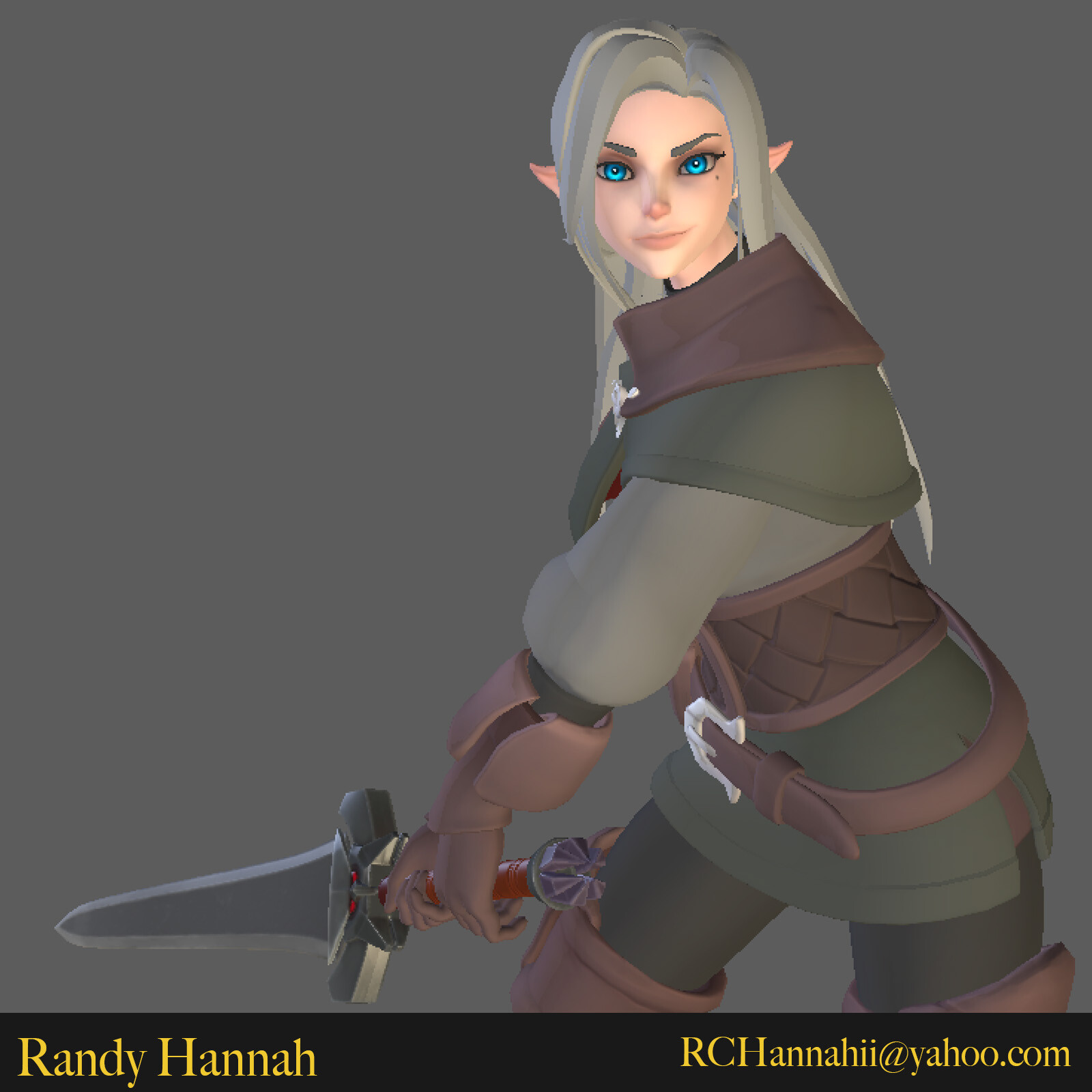 ArtStation - 3 Sword Swing Animations