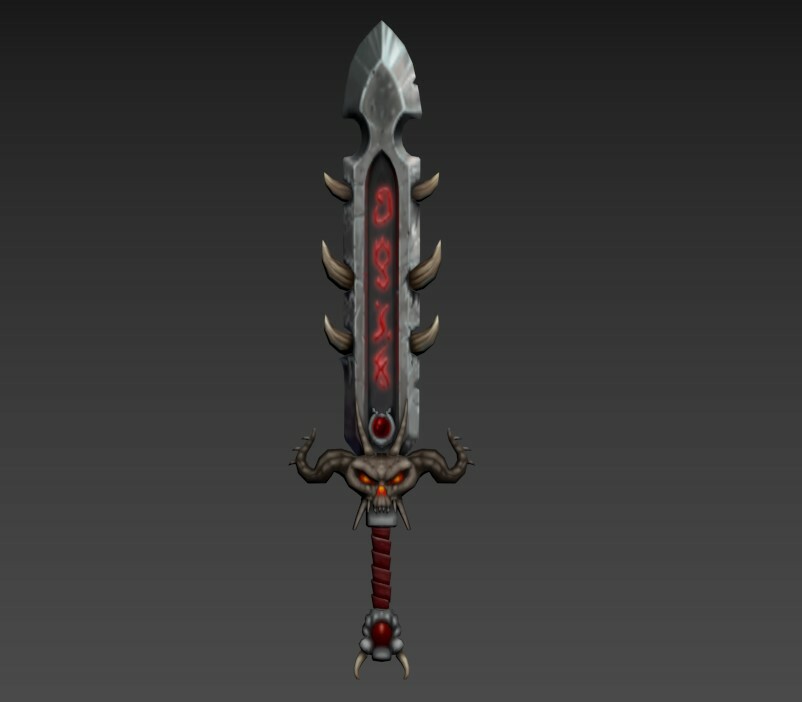 ArtStation - Demon Sword Texture