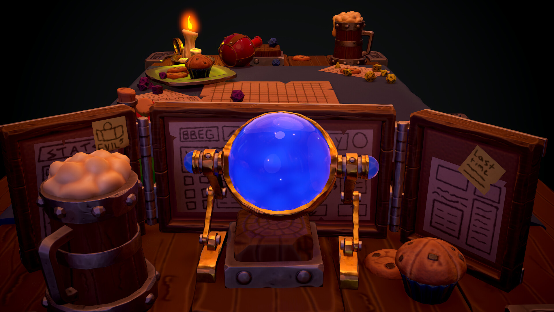 ArtStation - Stylized Game Night