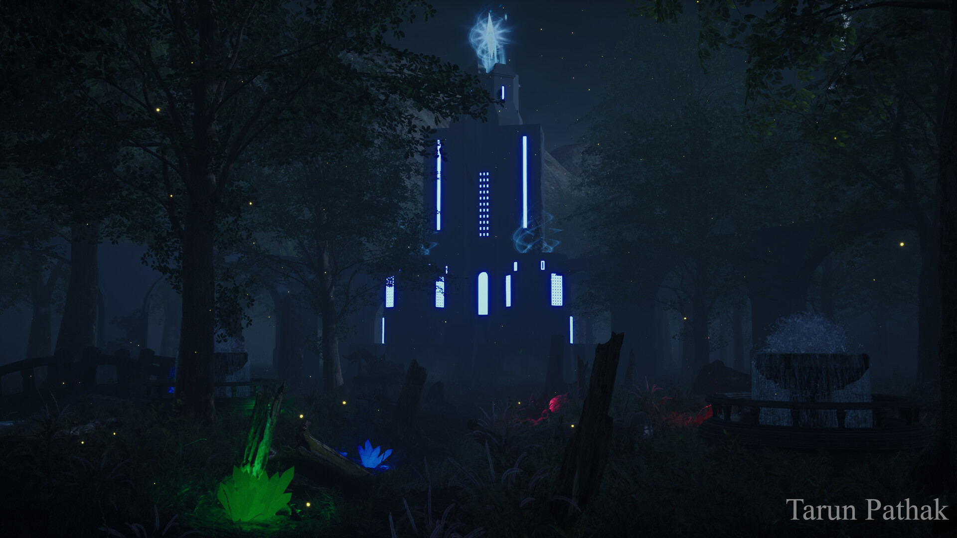 ArtStation - Fantasy Dark Forest