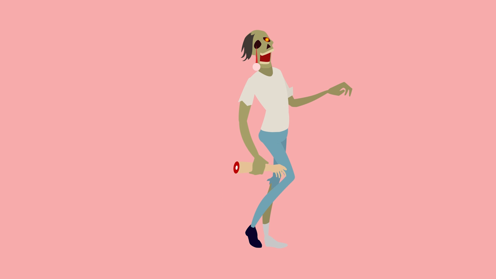 ArtStation - Motion Graphics Animation Zombie Walk Cycle