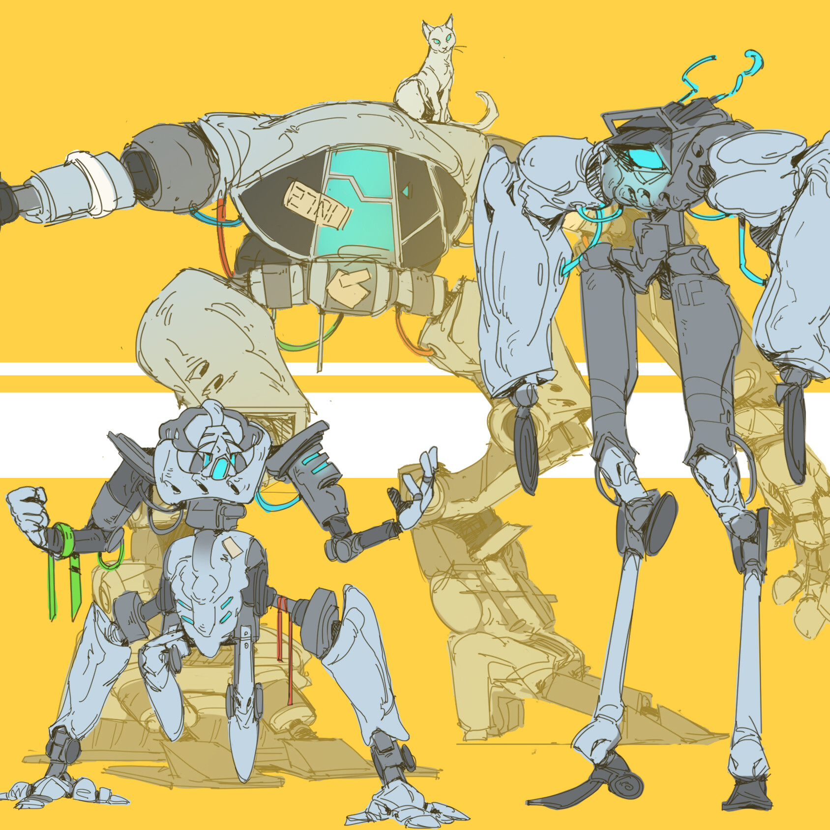 ArtStation - Mecha design