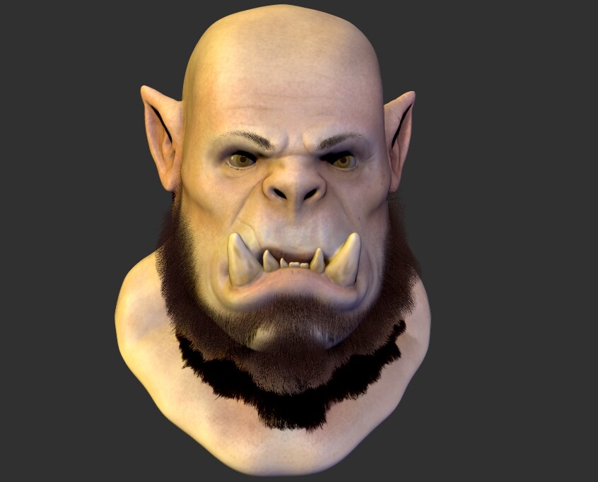 ArtStation - ORC Head