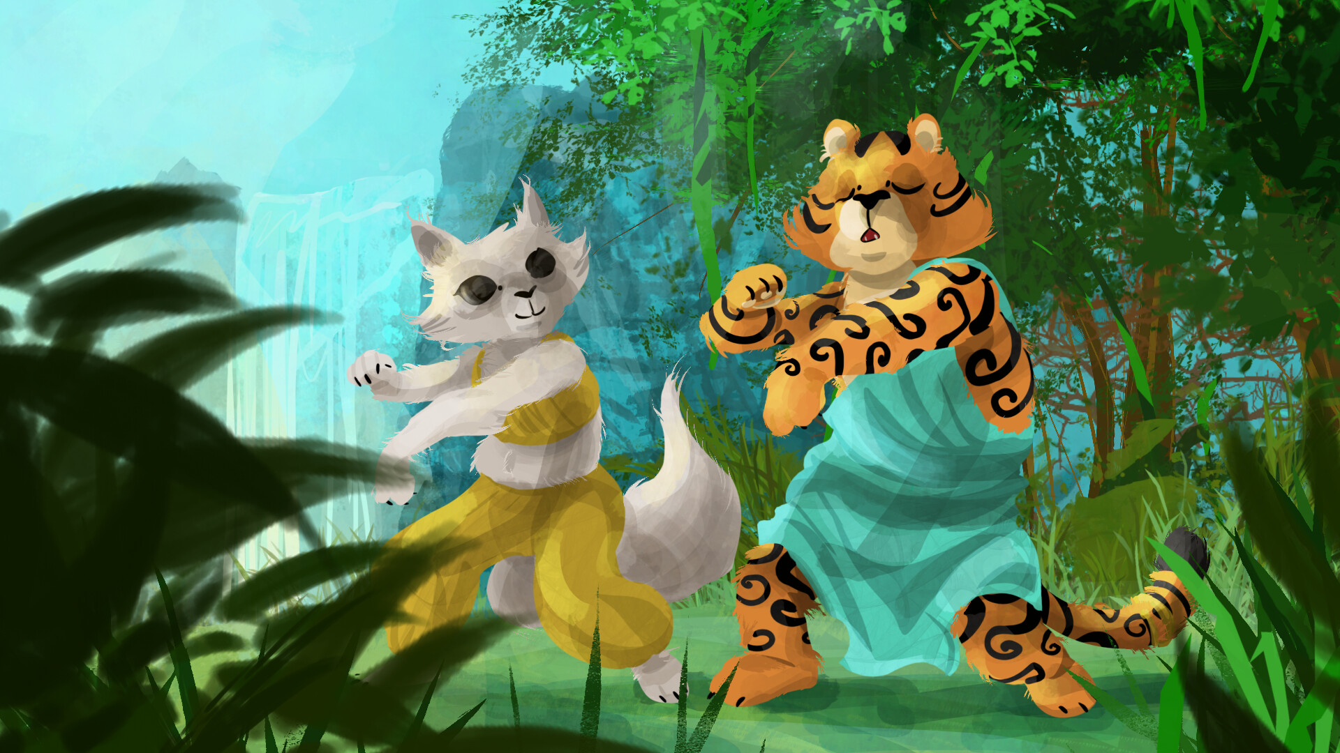 ArtStation - Meowta Hari Game Concept Art (2017)