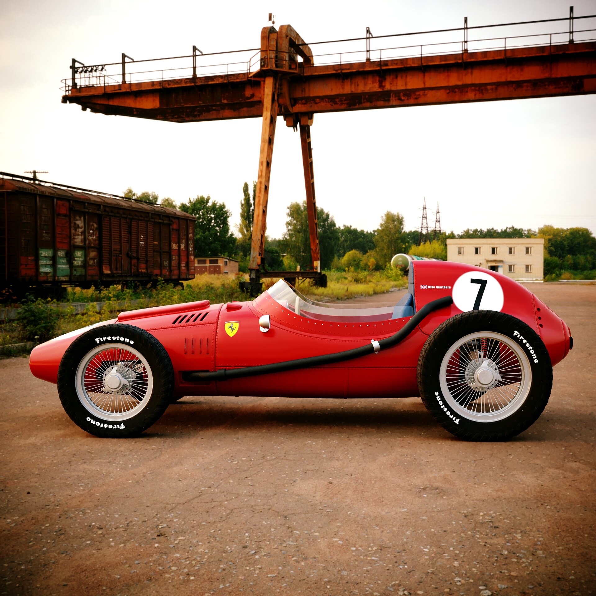 ArtStation - 246 F1 Dino 1958