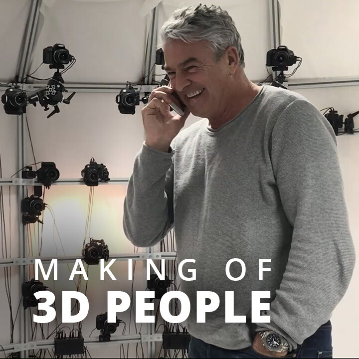 ArtStation - How to create 3D People - Renderpeople | Making of 3D People