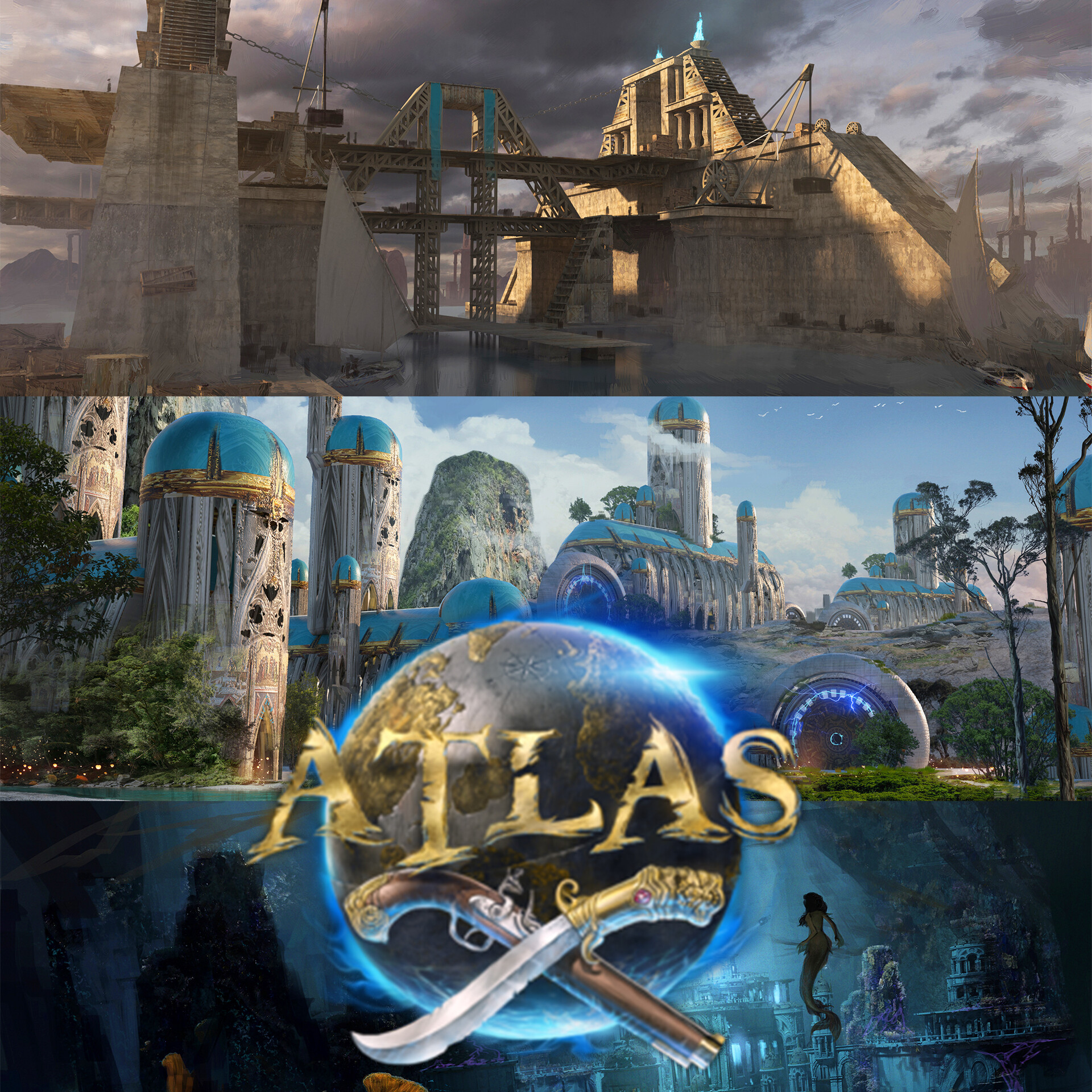 ArtStation - Atlas_Environment Concept art