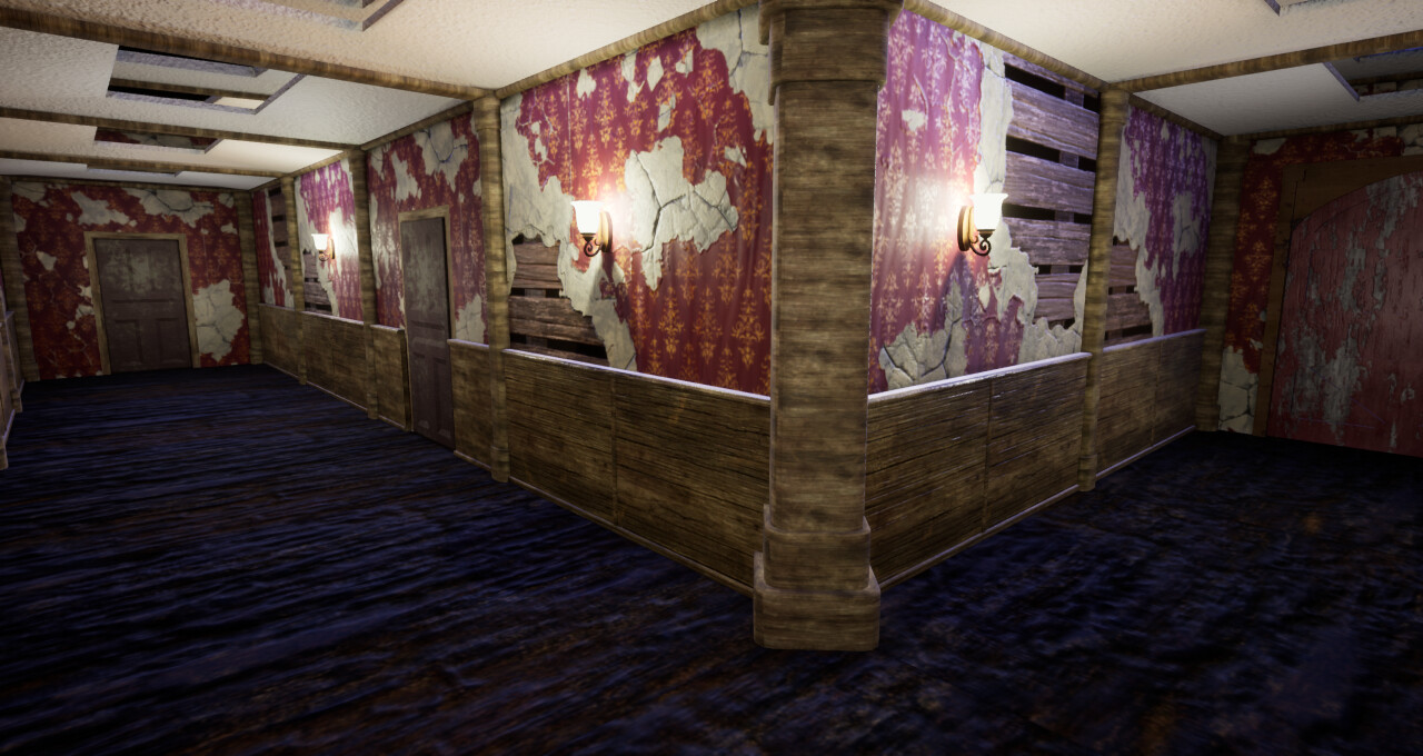 ArtStation - Haunted Hallway