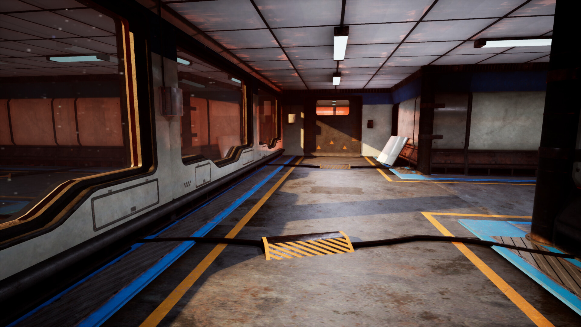 ArtStation - Modular Sci-Fi Hallway