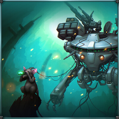 ArtStation - Painting: N+1 Rat Mech