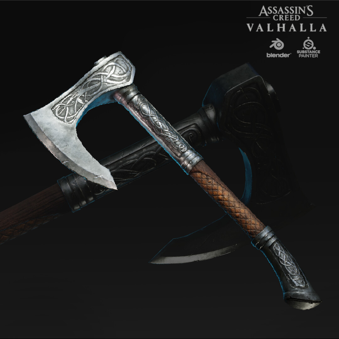 ArtStation - PBR Viking Axe - Assassin's Creed Valhalla