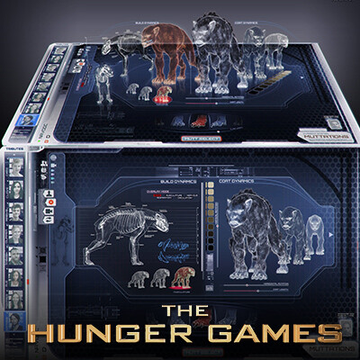 ArtStation - Hunger Games - Mutt Interfaces