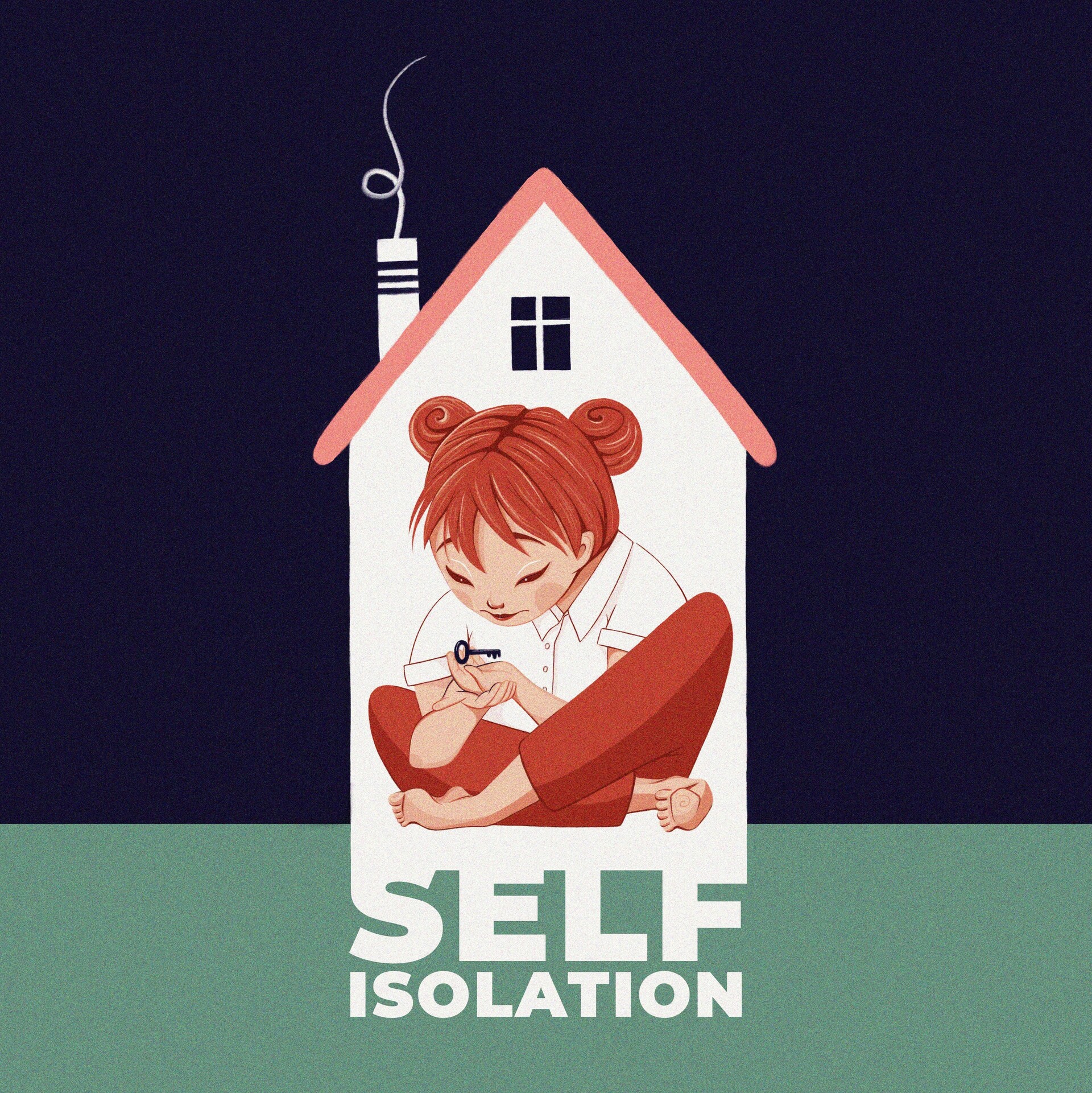 ArtStation - Self-isolation art | Character Design | iPad Pro + Procreate