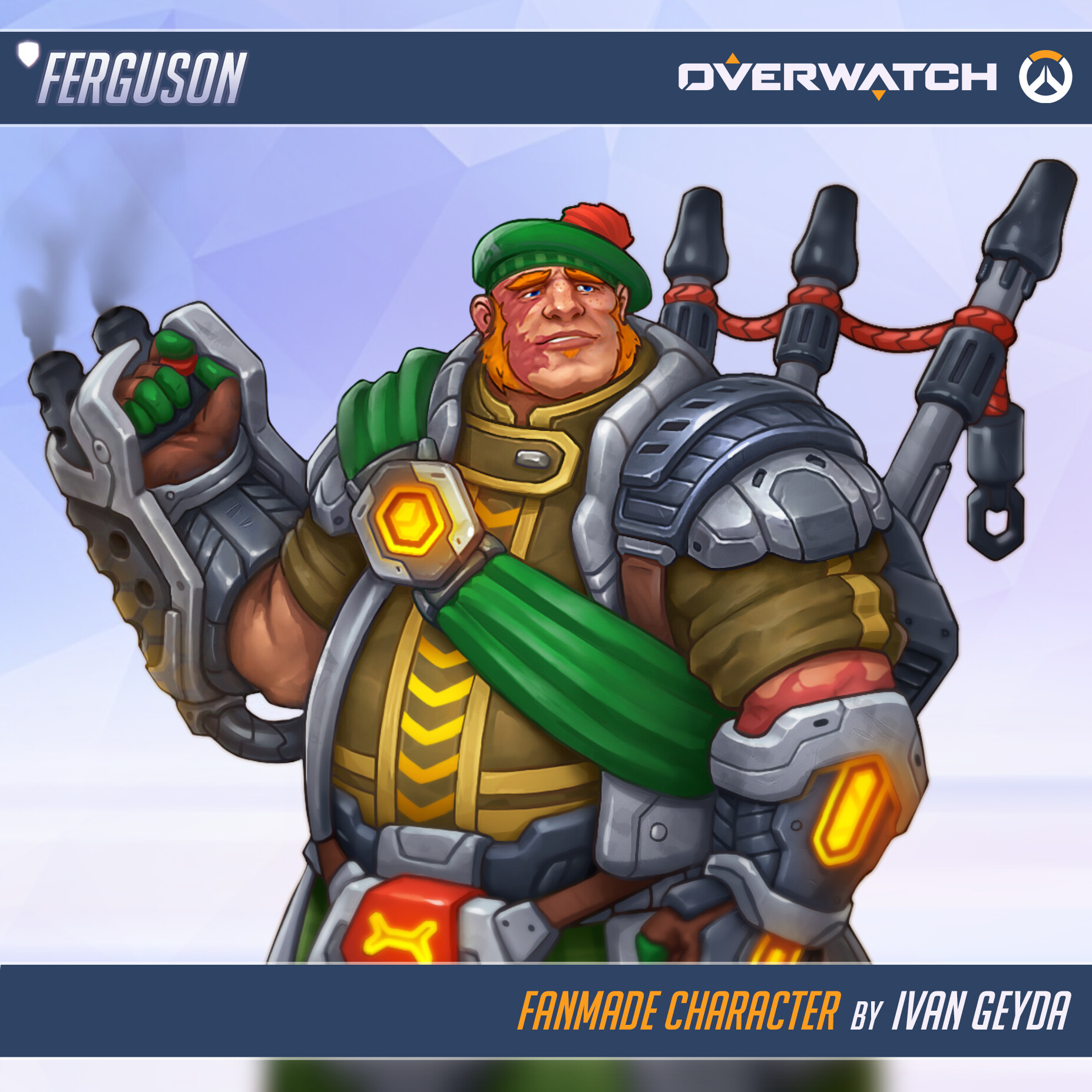 ArtStation - Ferguson - Fanmade character for Overwatch