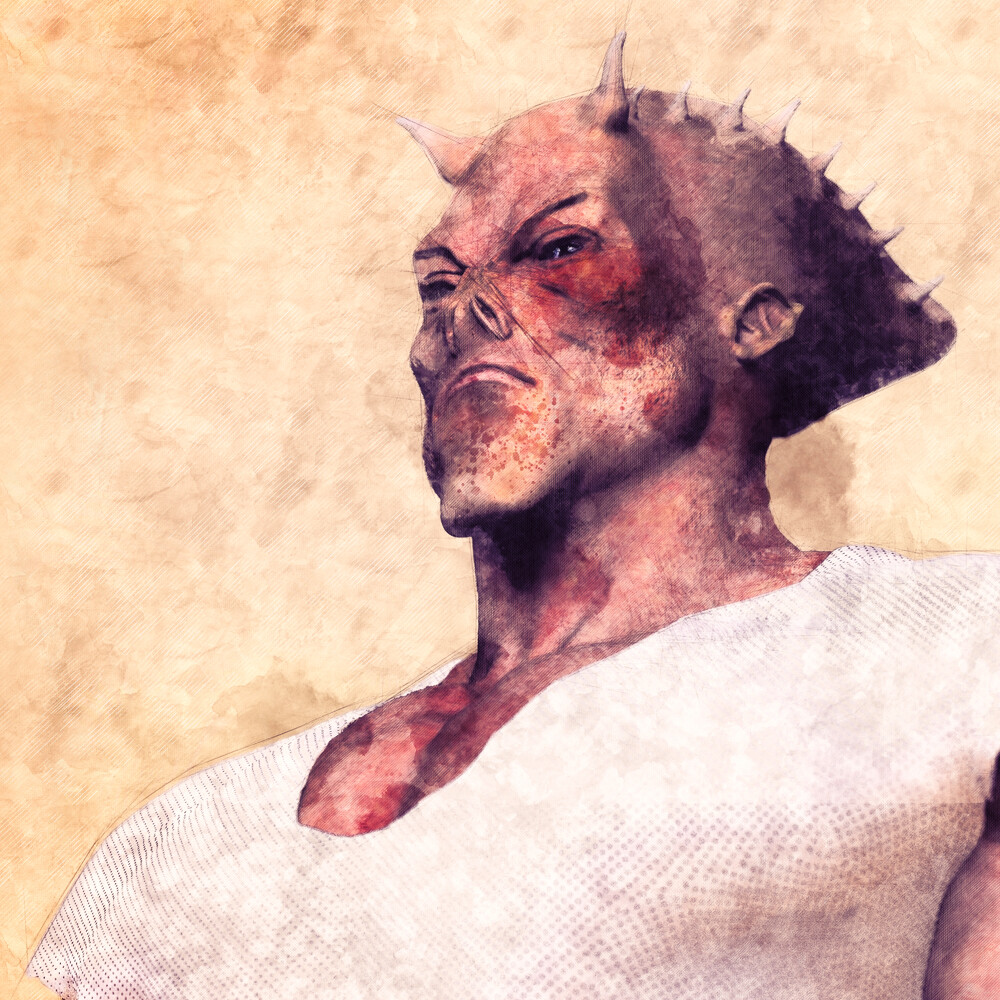 ArtStation - Alien Bodybuilder Character Design