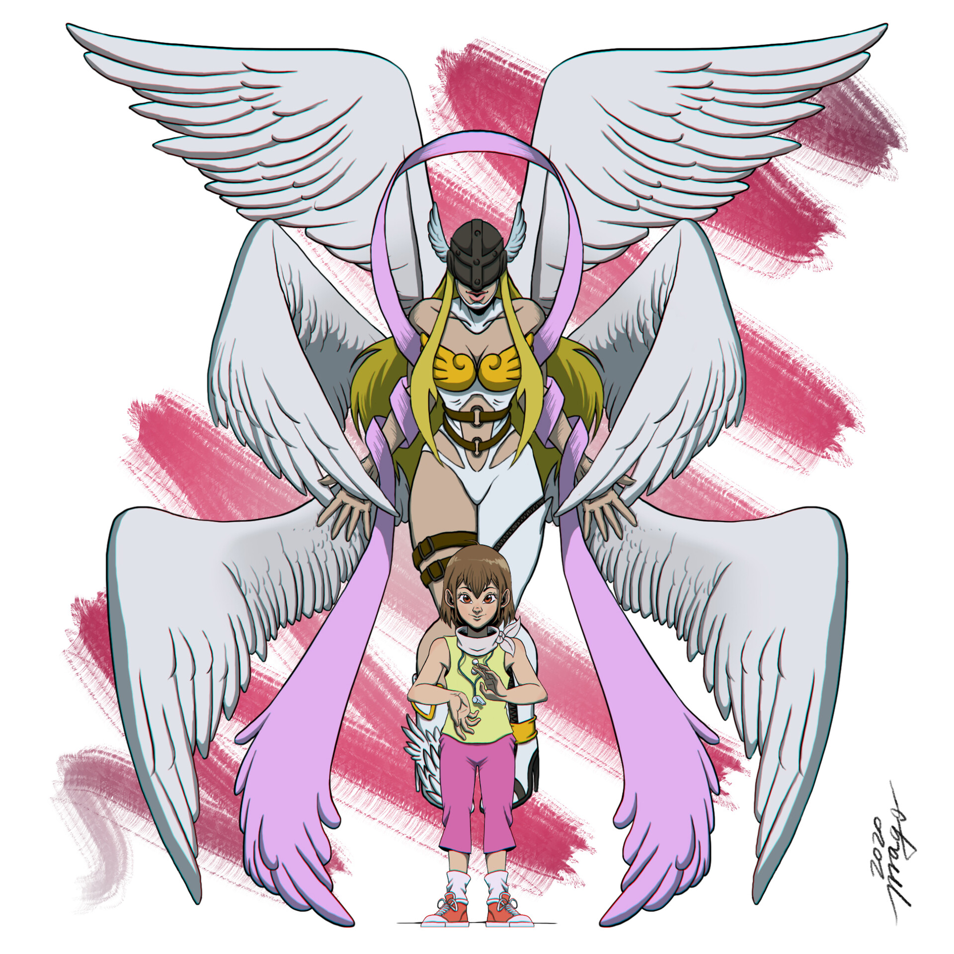 ArtStation - Angewomon and Hikari