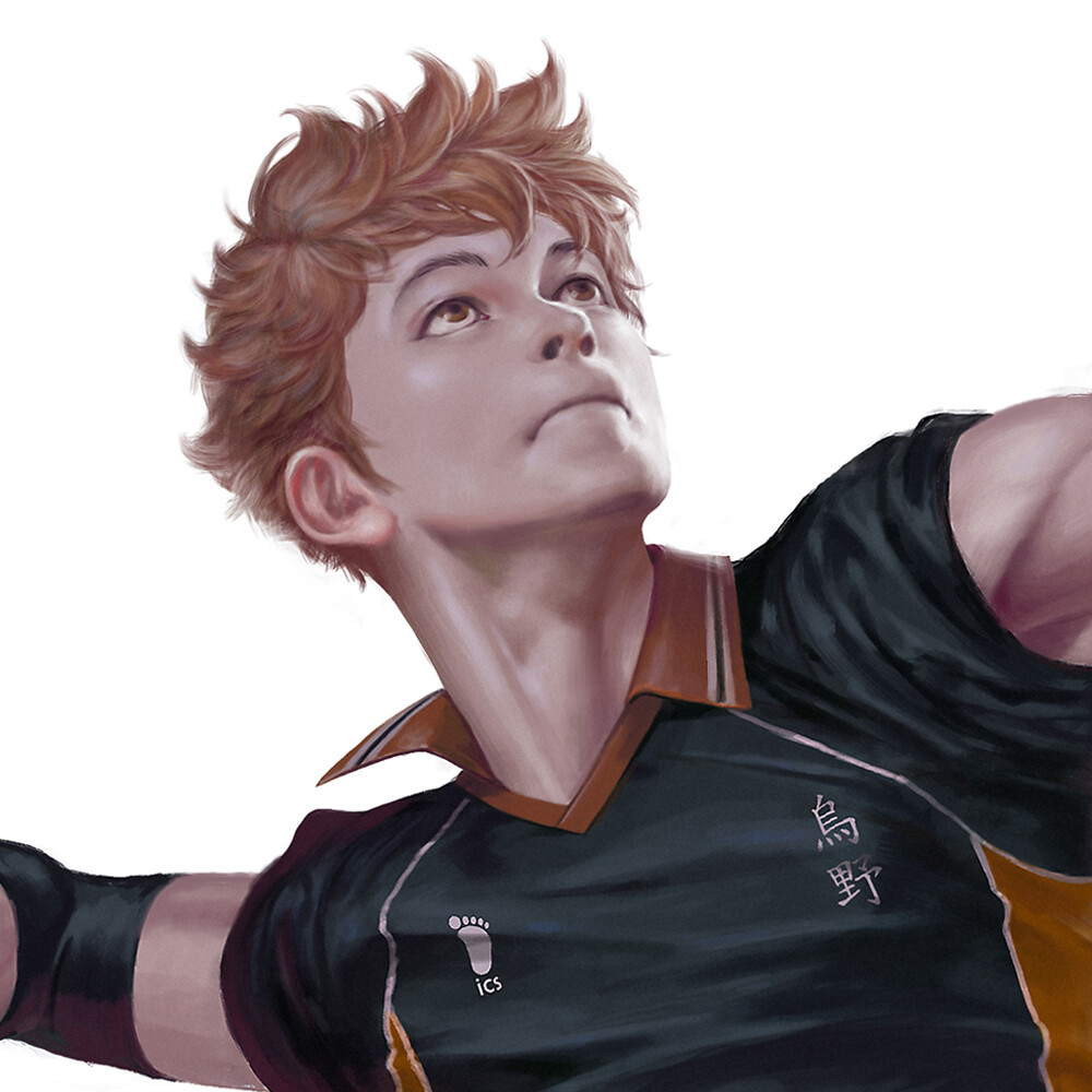 ArtStation - Haikyuu - Shoyo Hinata