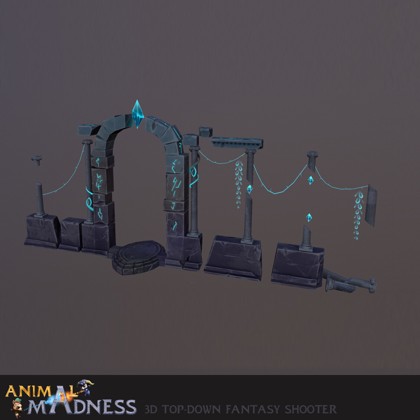 ArtStation - Fantasy ruins of the triumphal arch