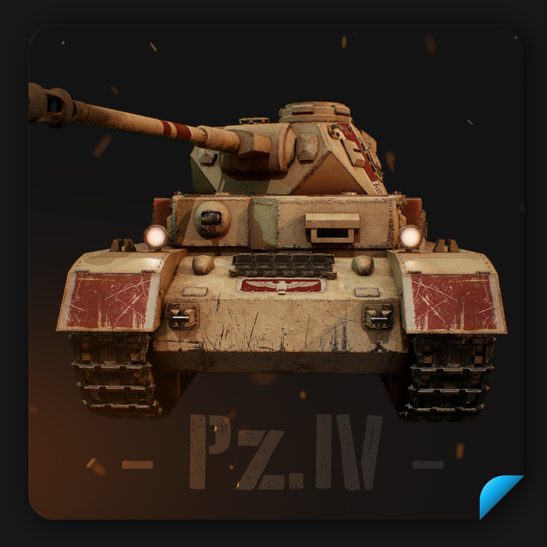 ArtStation - Pz.IV / Texturing