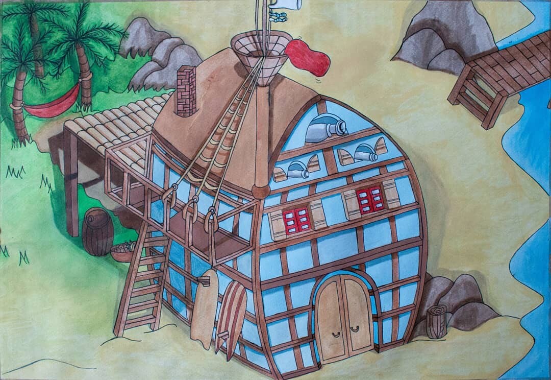 ArtStation - Surfer Pirate House