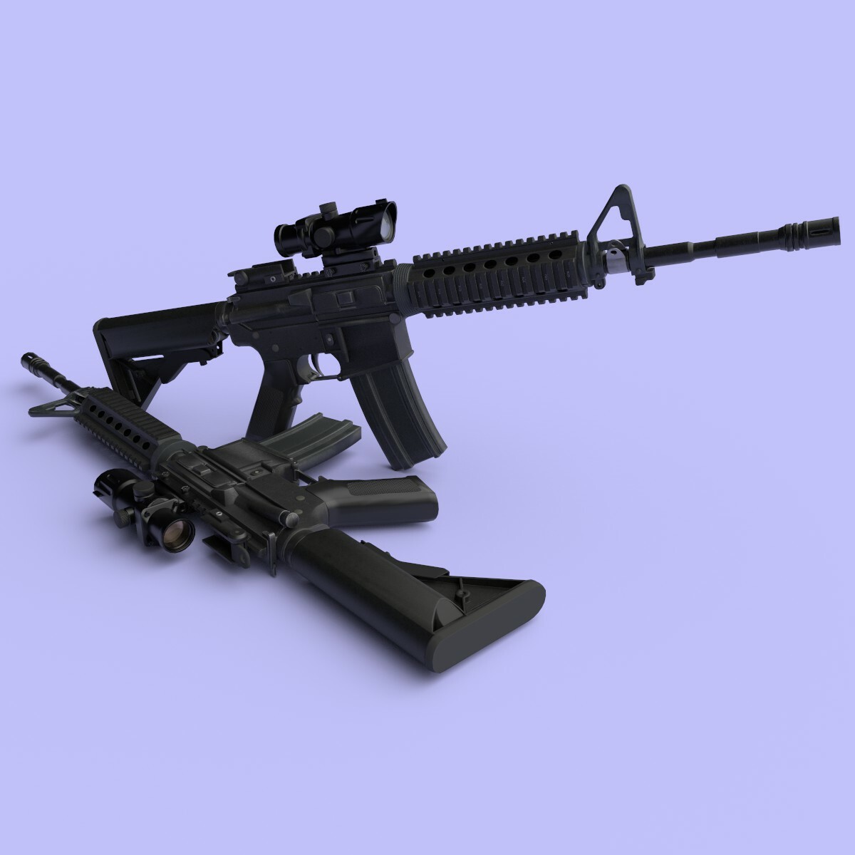 ArtStation - M4 Assault Rifle