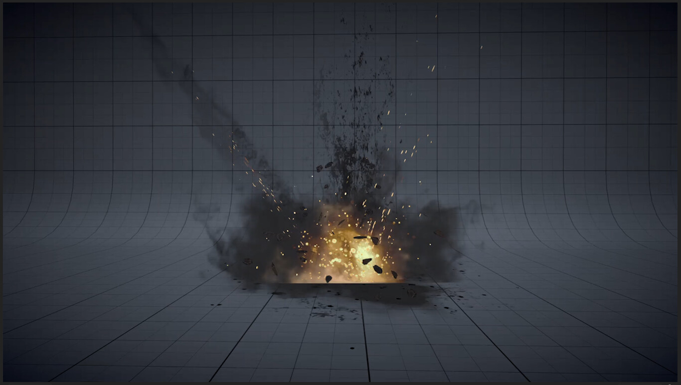 ArtStation - Realistic Explosion