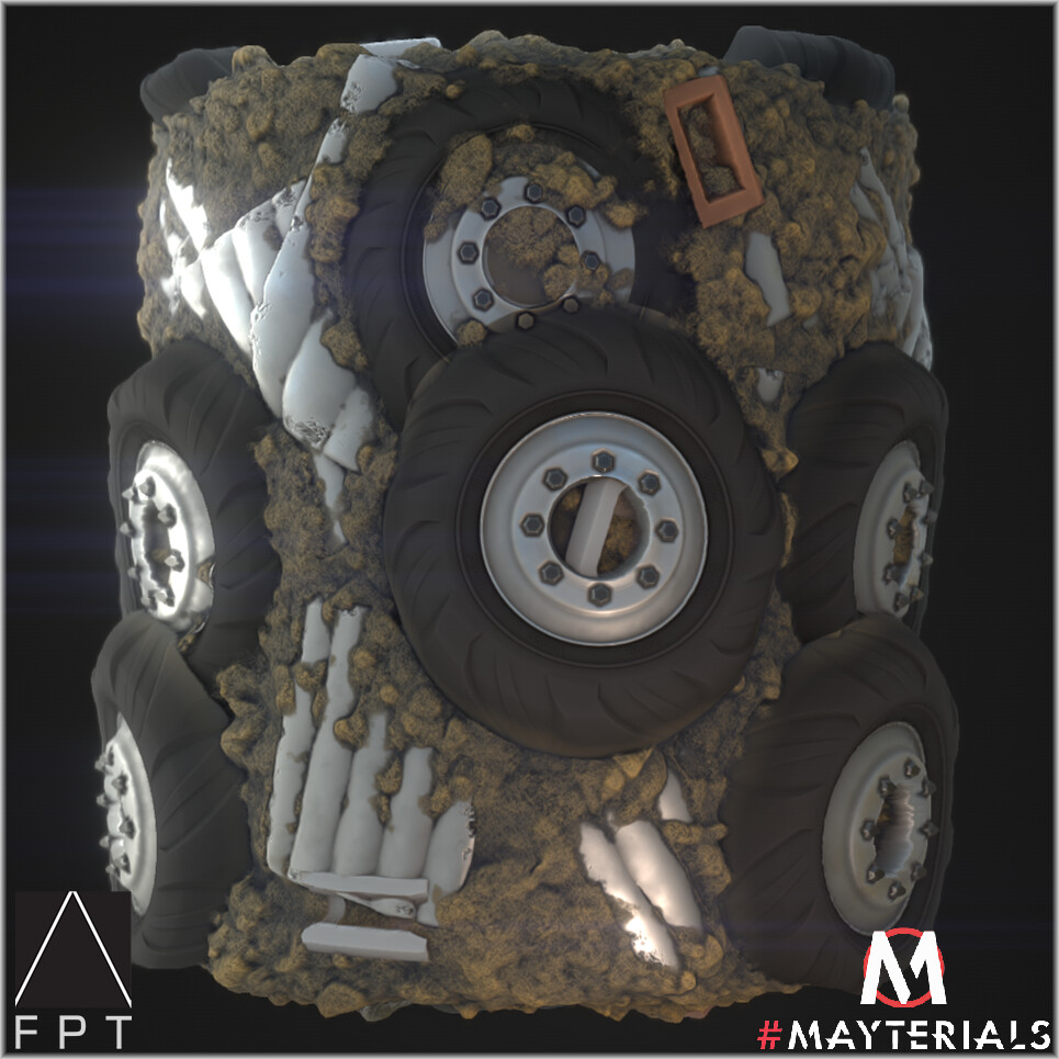 ArtStation - #Mayterials 8 - "Junk" - Stylised Junk heap