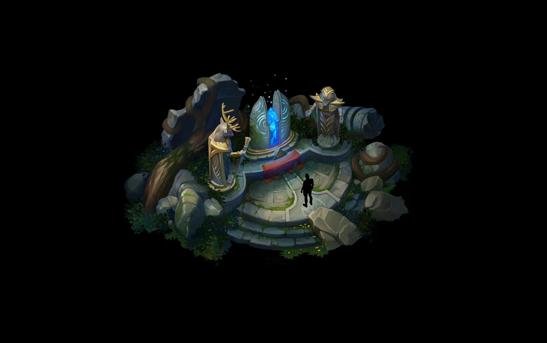 ArtStation - Ancient Altar Isometric Environment Concept