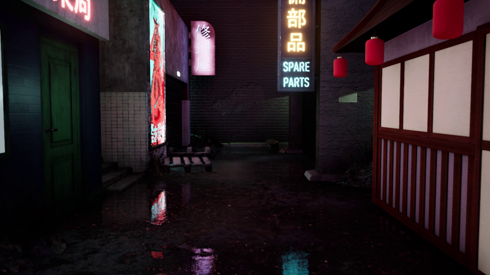 ArtStation - Night Alley