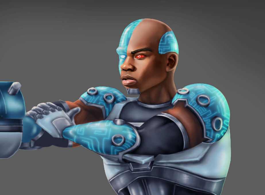 ArtStation - Cyborg by Yajrman