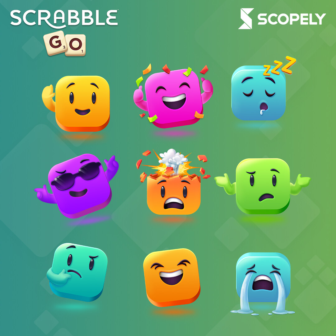 ArtStation - Scrabble Go: Icons