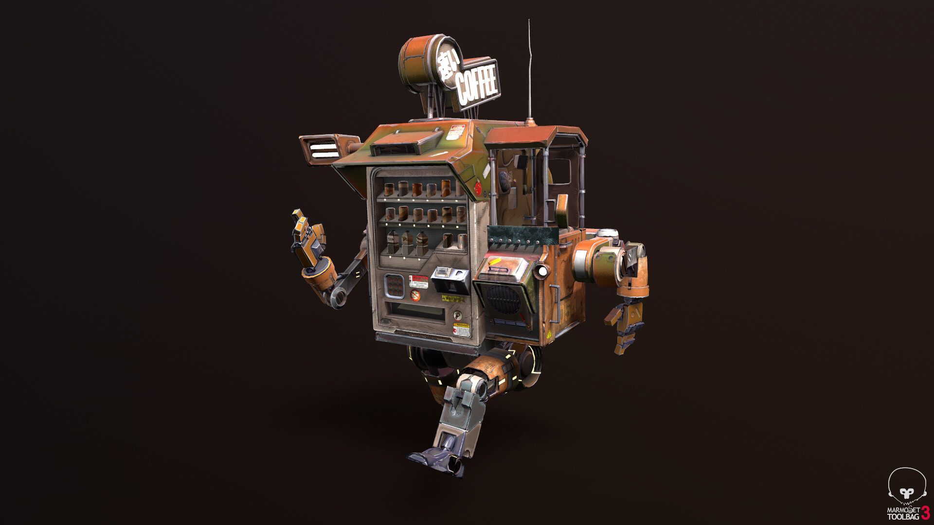 ArtStation - Coffee Vending Mech