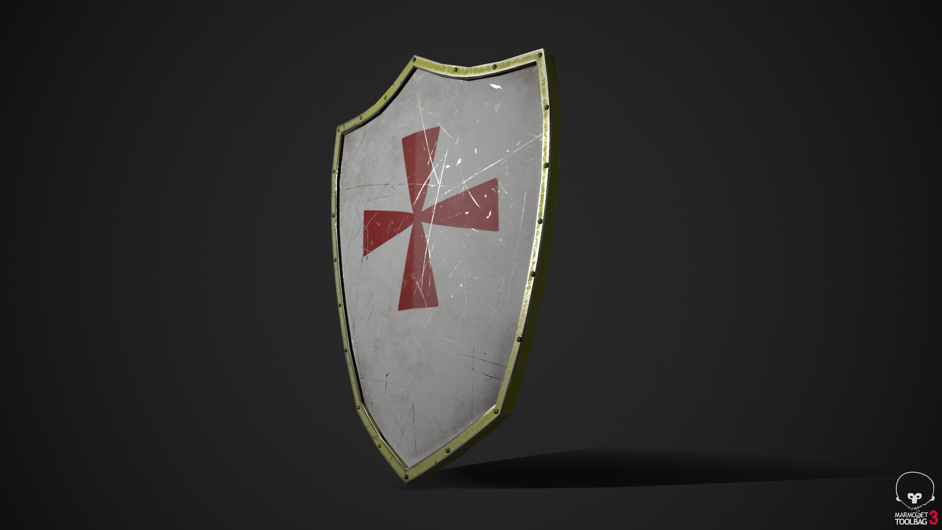 ArtStation - Game Ready Shield [Templar style]