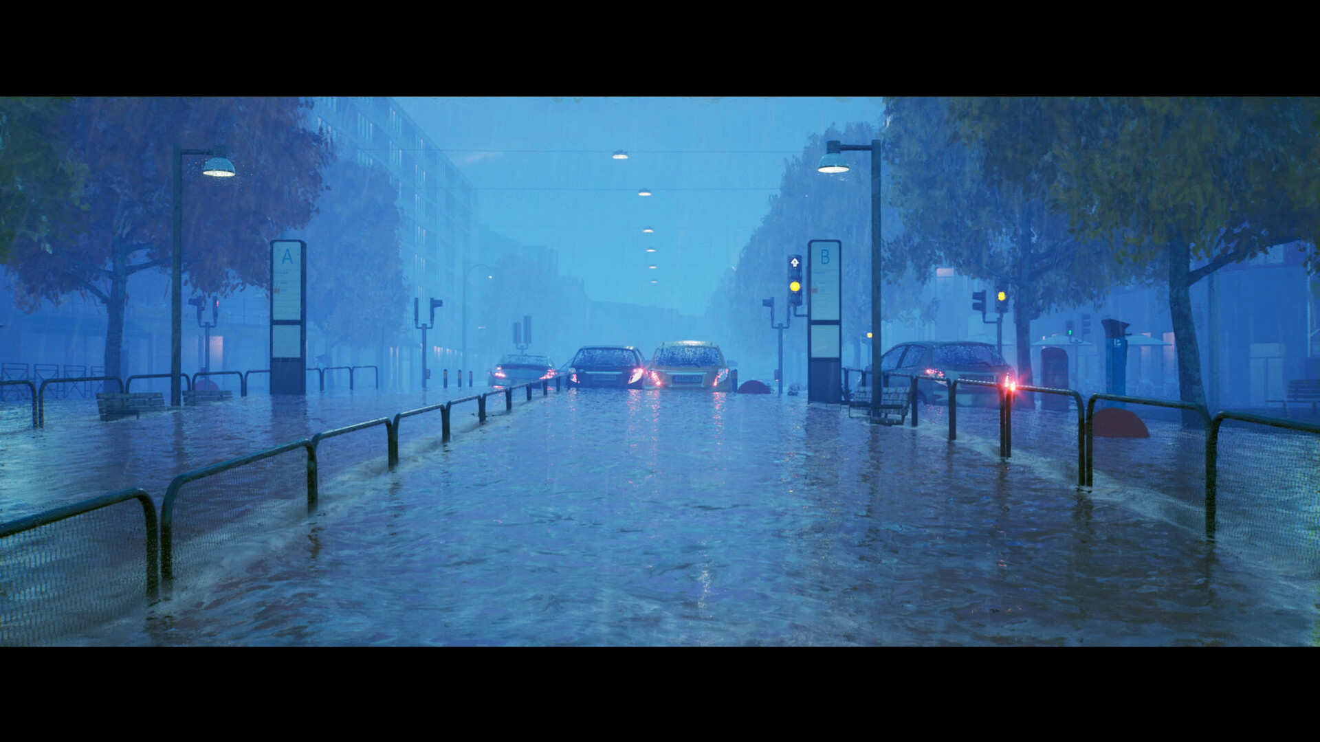 ArtStation - Downpour Visualization (4K Film/UnrealEngine) (2019)