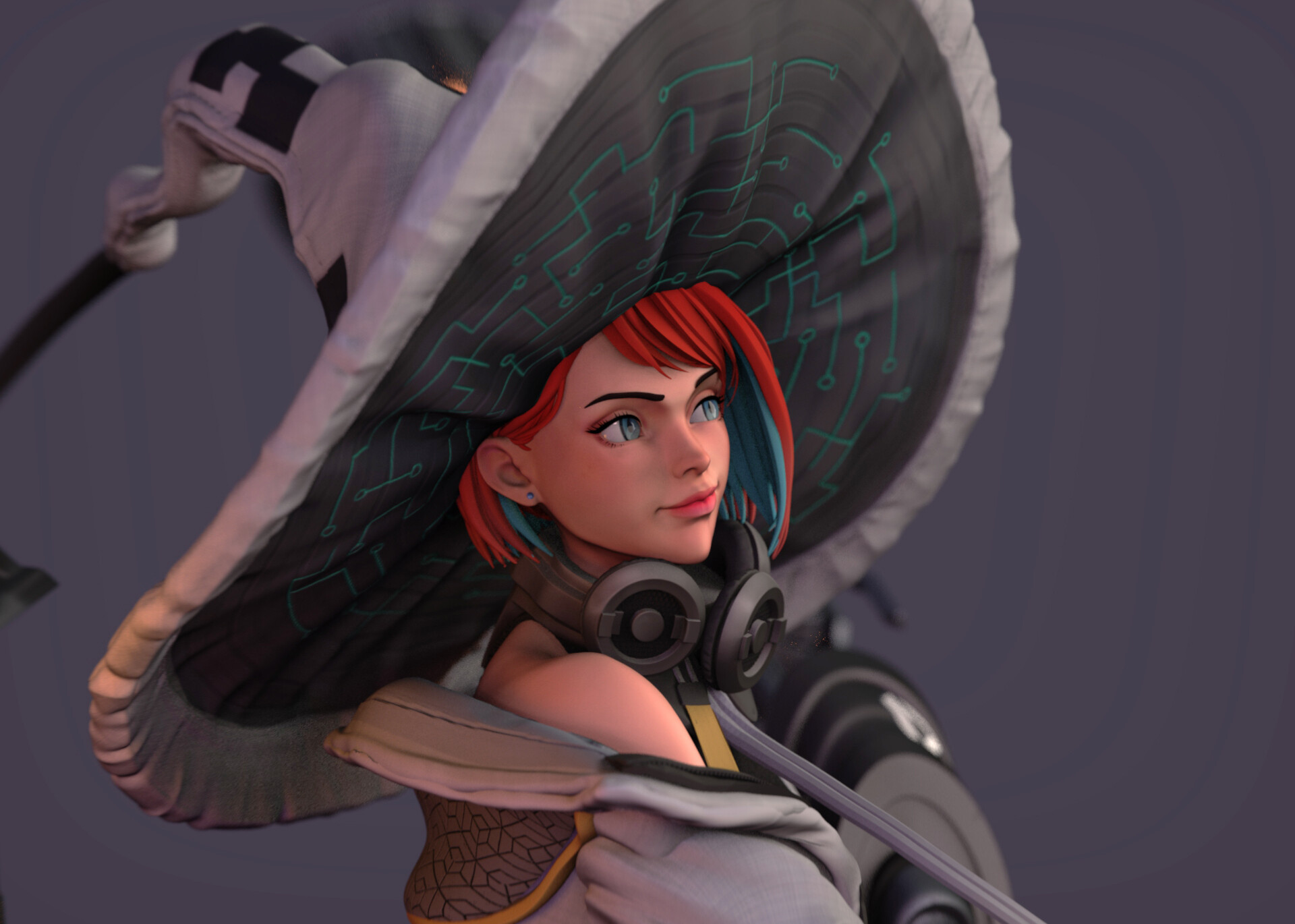 ArtStation - Cyber Witch