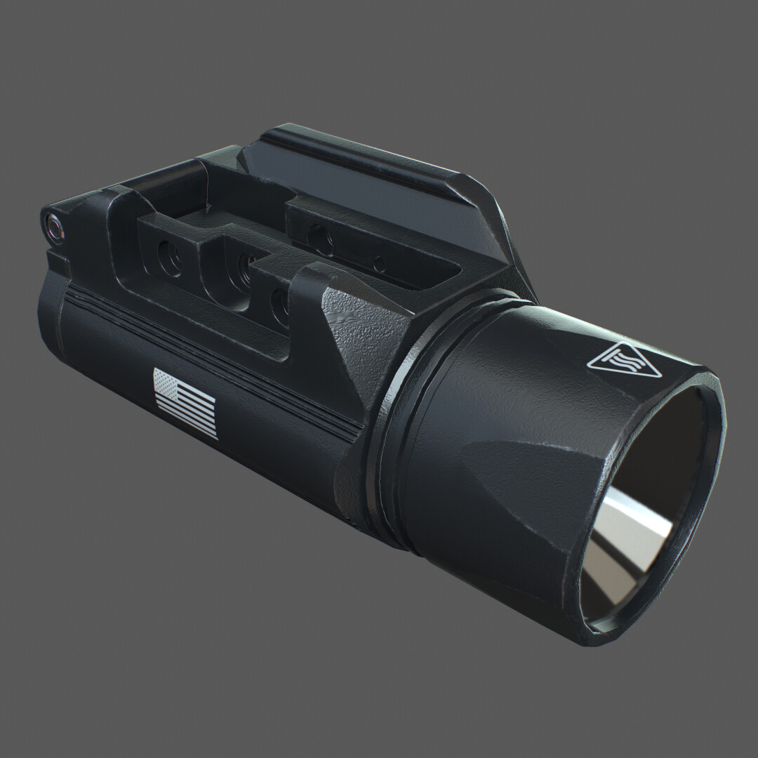 ArtStation - Tactical Flashlight