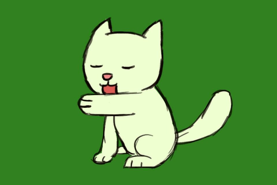 ArtStation - Cat Lick Animation