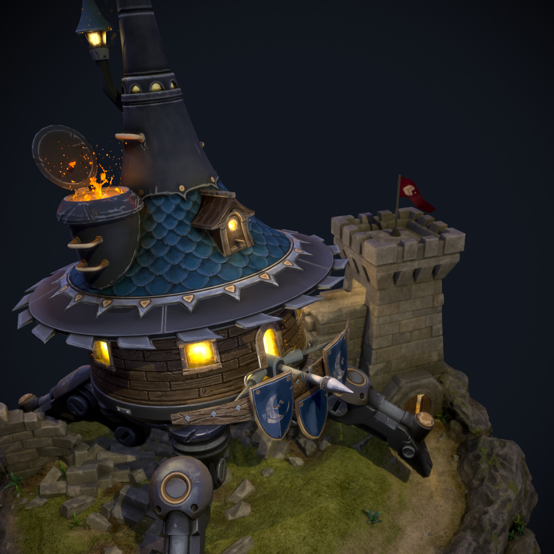 ArtStation - Mobile Turret