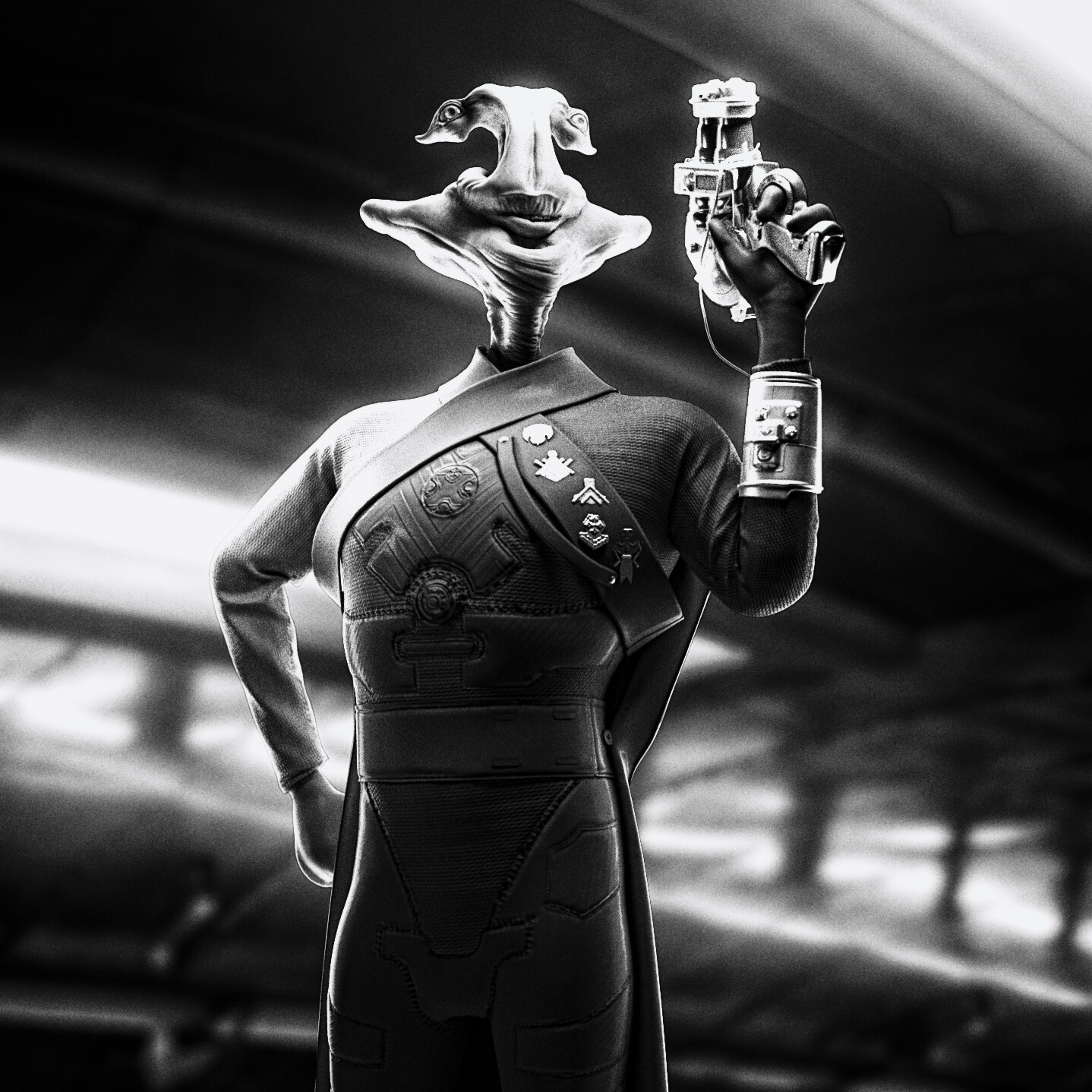 ArtStation - Hammerhead Captain - Work in progress