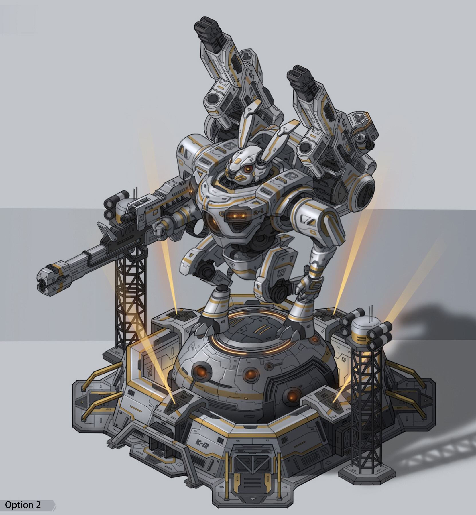 ArtStation - About the building on the mooon