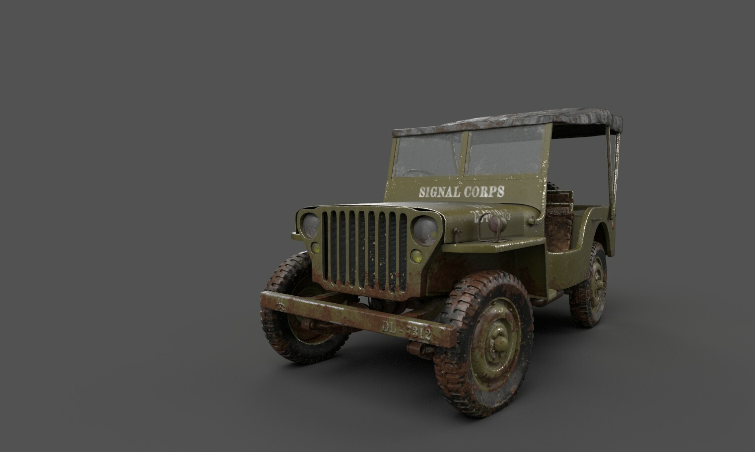 ArtStation - willys_vintage_model