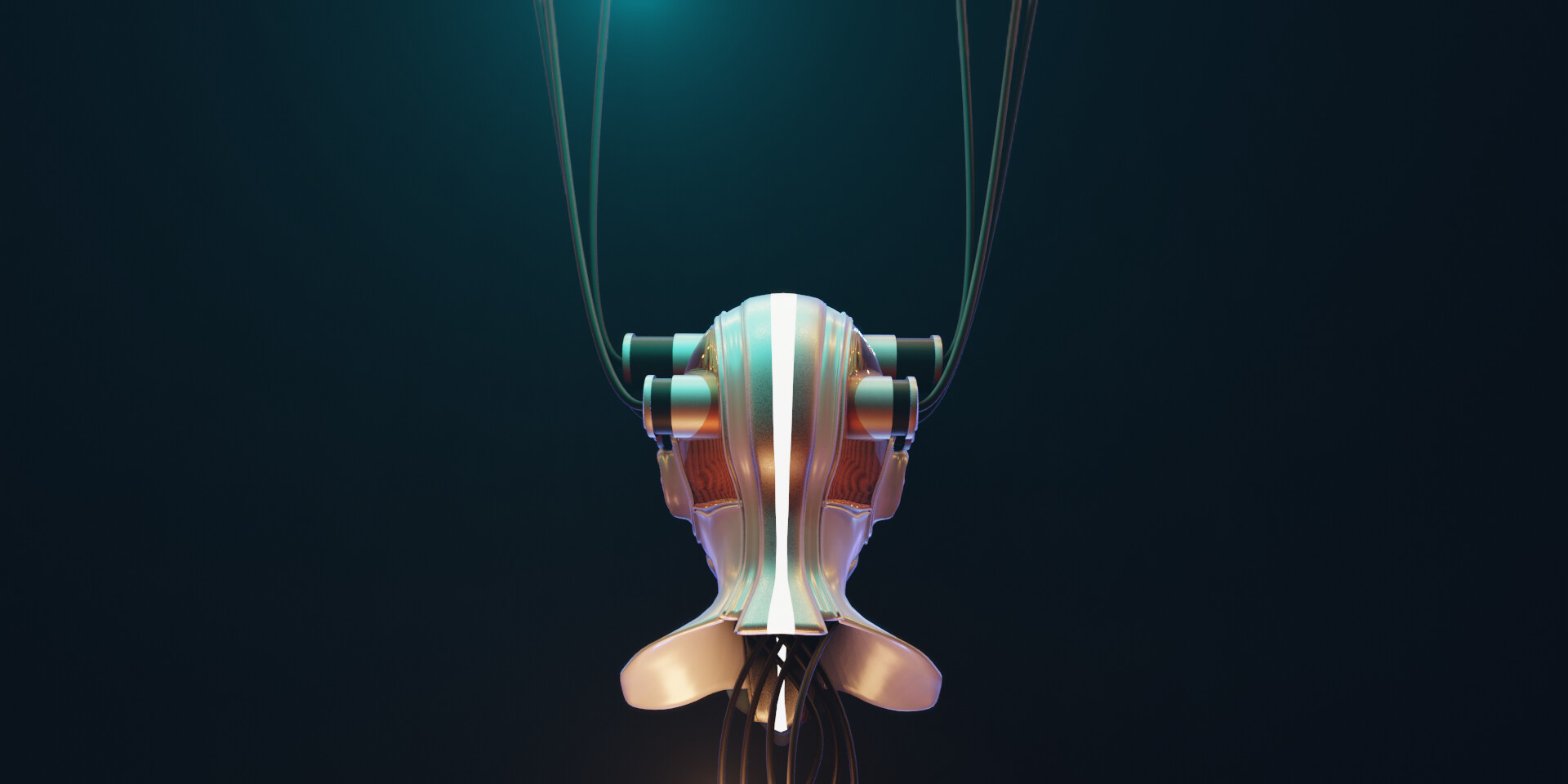 ArtStation - Cyborg Head - Short Animation