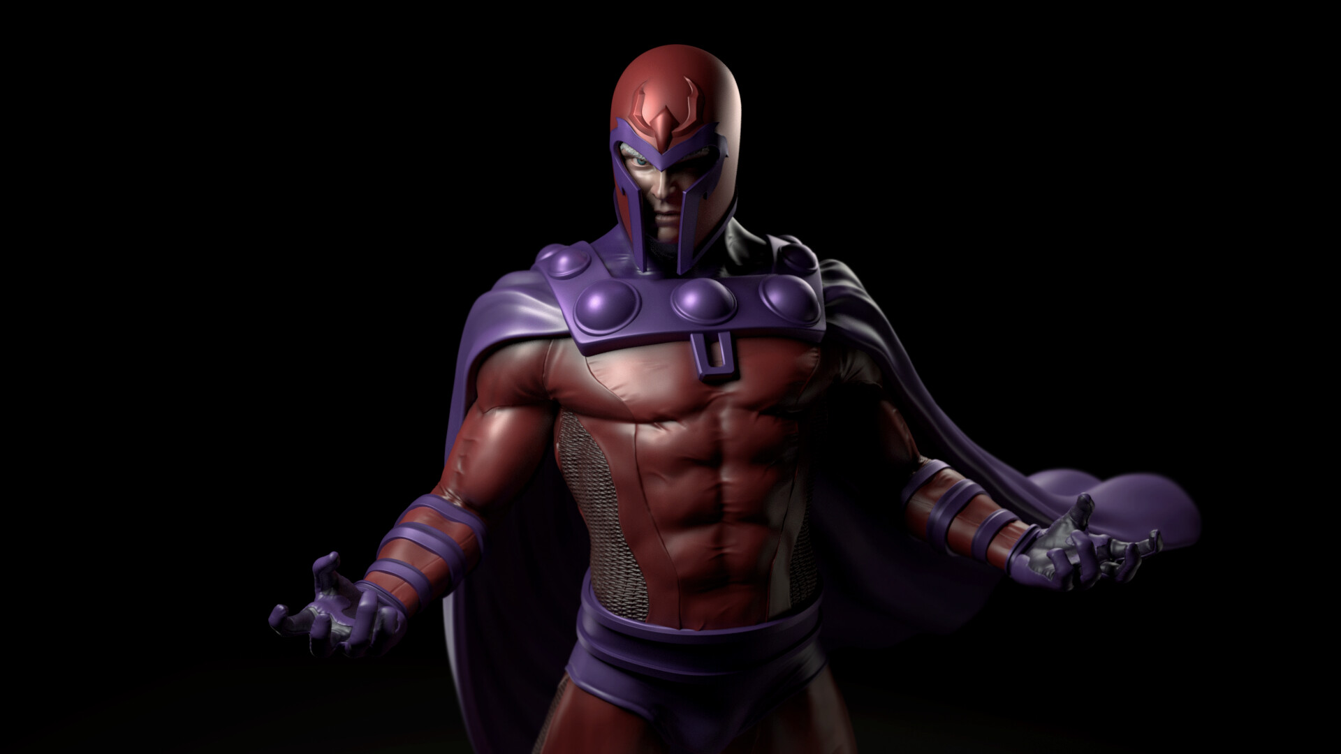 ArtStation - Magneto Sculpt Fanart
