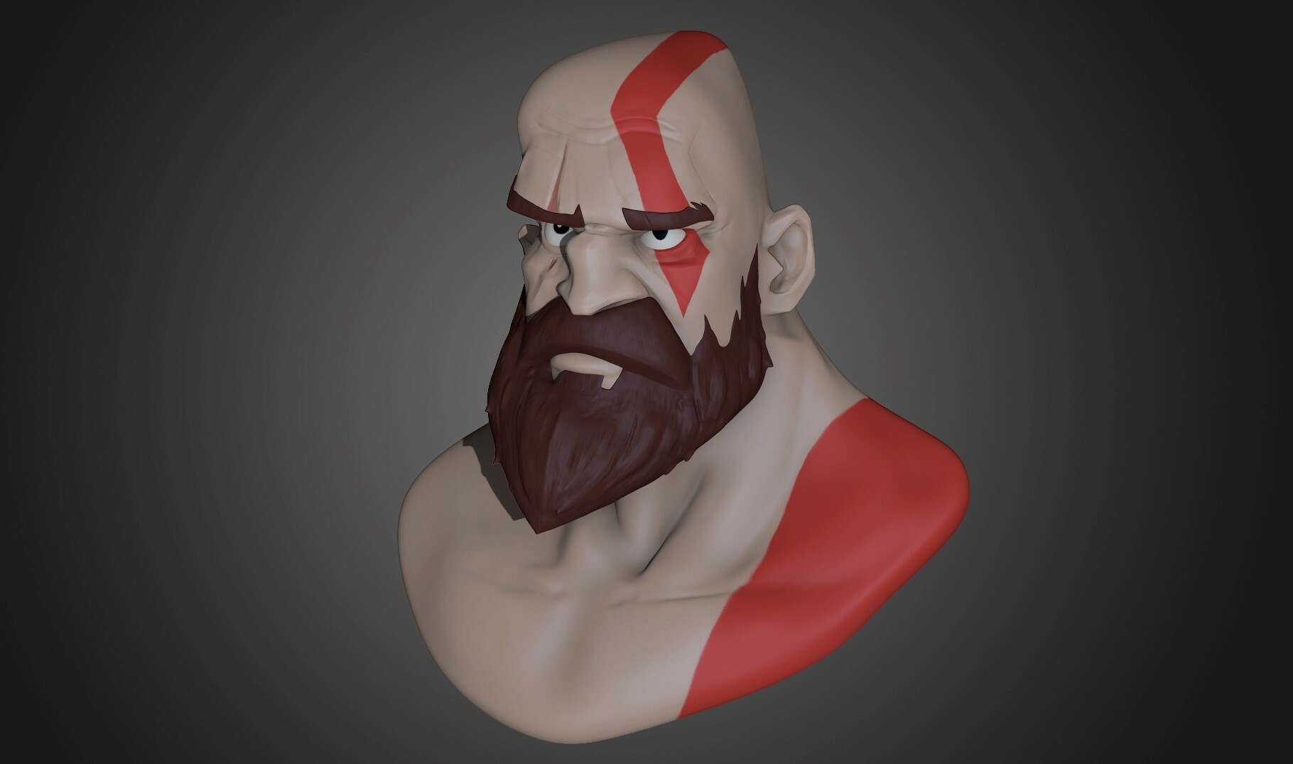 ArtStation - Stylized Kratos