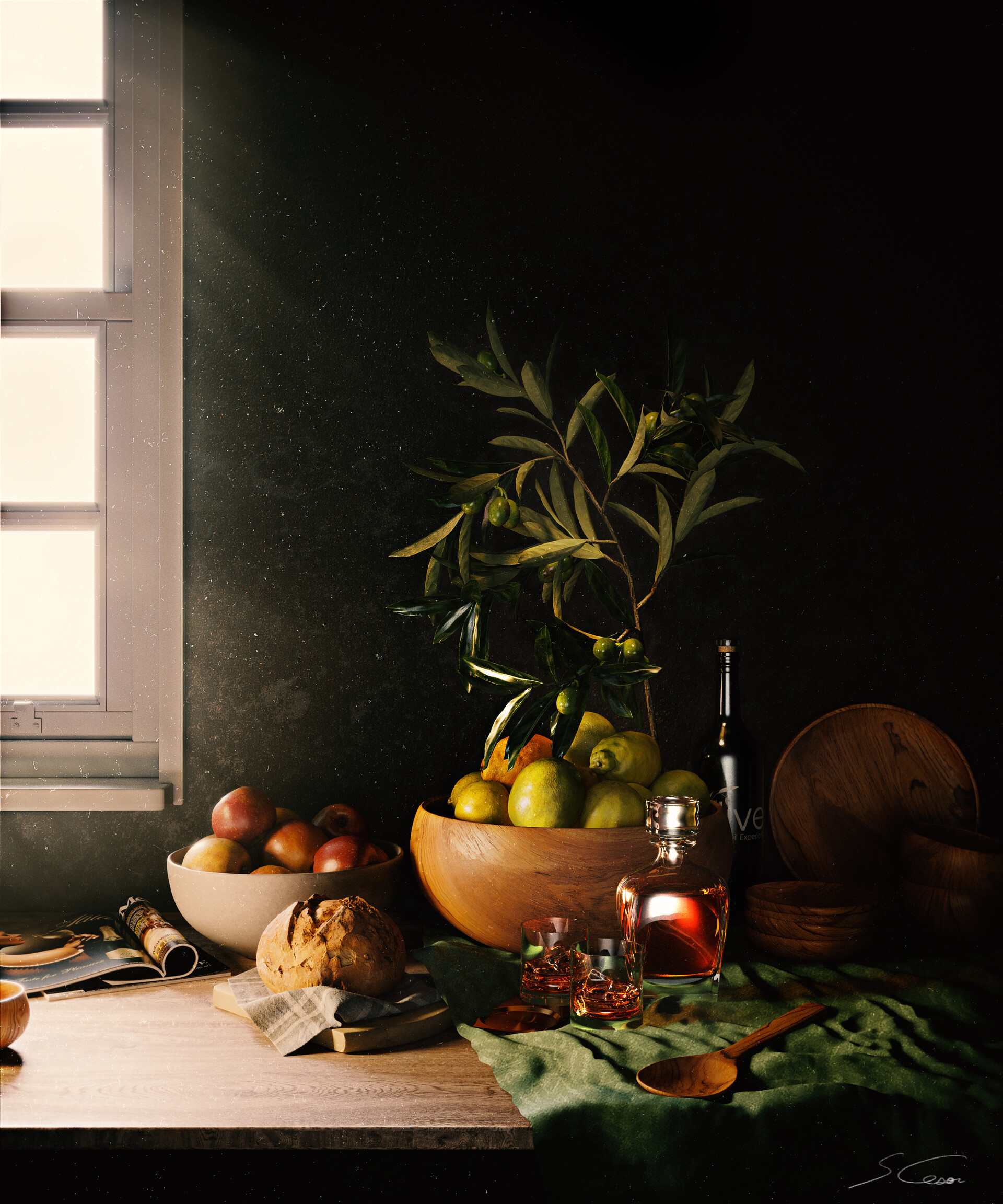 ArtStation - Still - life composition